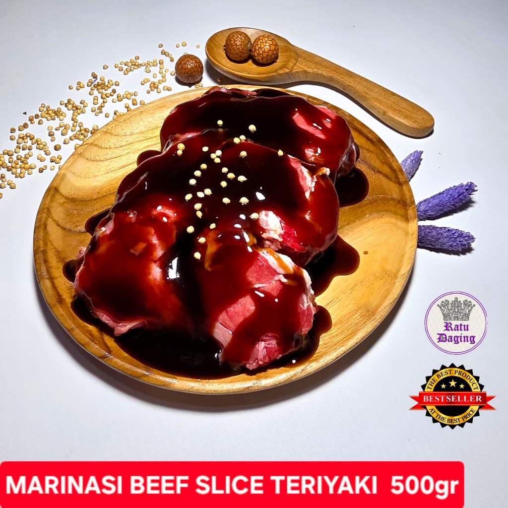 Jual Marinasi Beef Slice Daging Sapi Slice Marinated Teriyaki 500gr ...