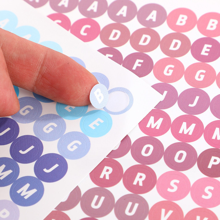 Jual 6158 Stiker Huruf Deco Alphabet / Notebook Cute Sticker ...