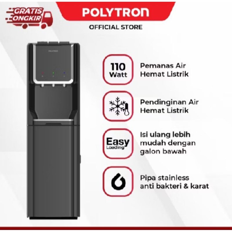 Jual Dispenser Polytron PWC 615X / PWC615X Galon Bawah Kompressor ...