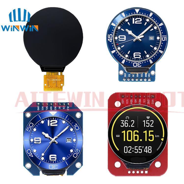 Jual TFT say 1.28 In TFT LCD say Module Round RGB 240*240 GC9A01 Driver ...