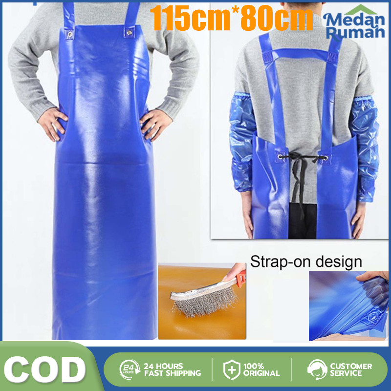 Jual Apron Pvc Waterproof Celemek Celemek Plastik Anti Air Apron Anti ...