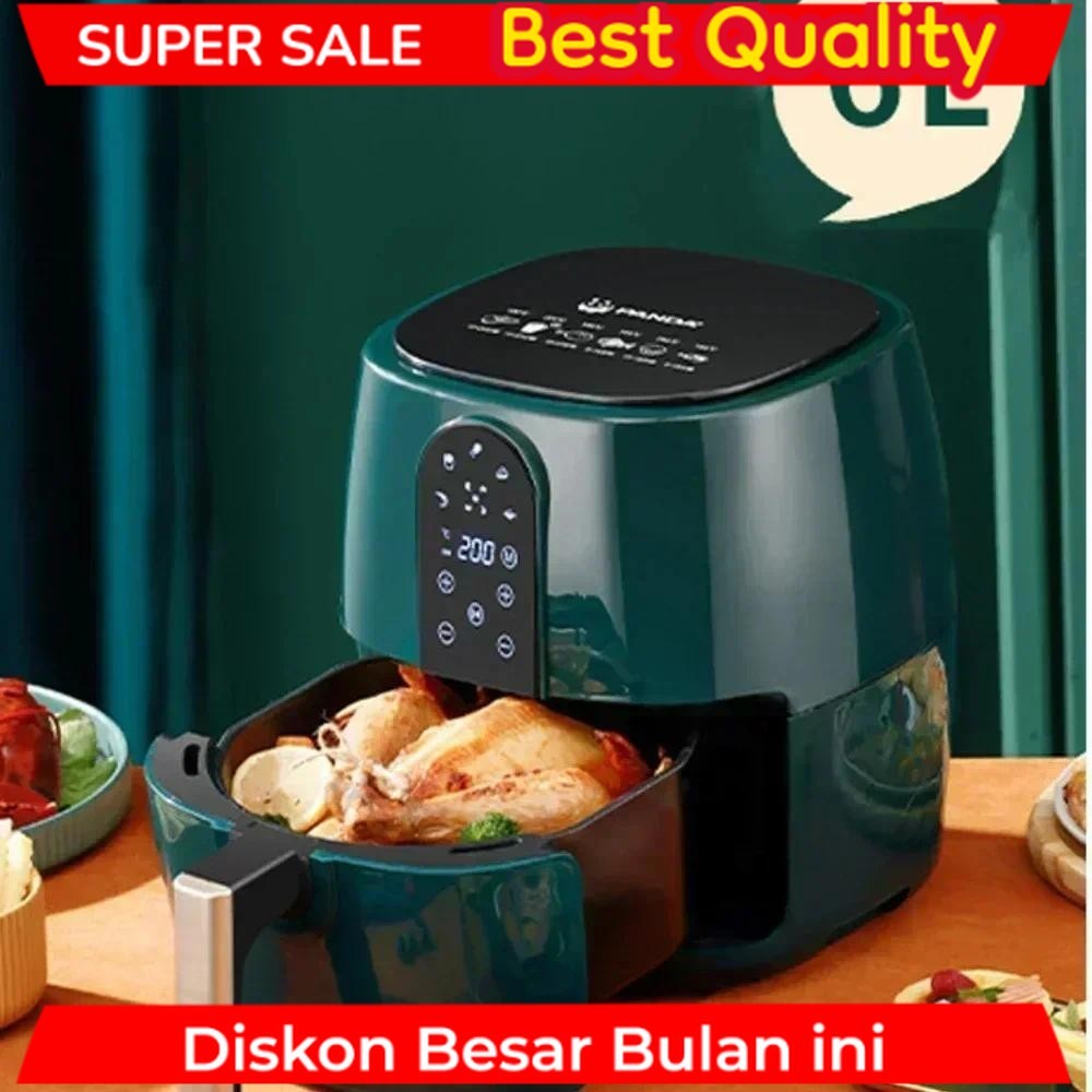 Jual New Electric Air Fryers 4.5L 6L Large Capacity Smart Automatic ...