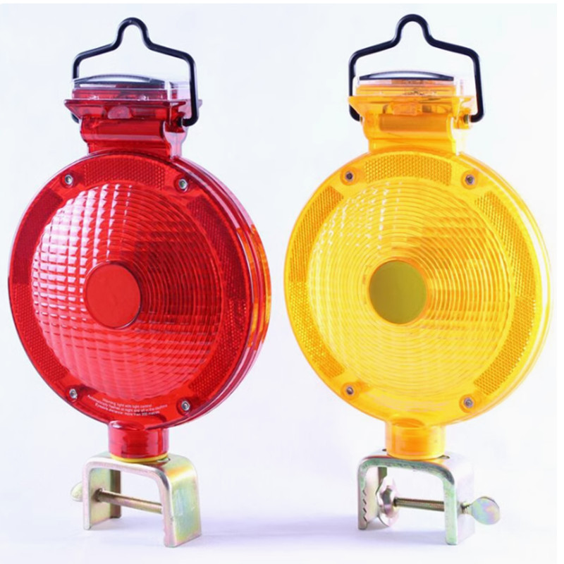 Jual Solar Beacon Light LED Night Traffic Warning Lights Long Battery ...