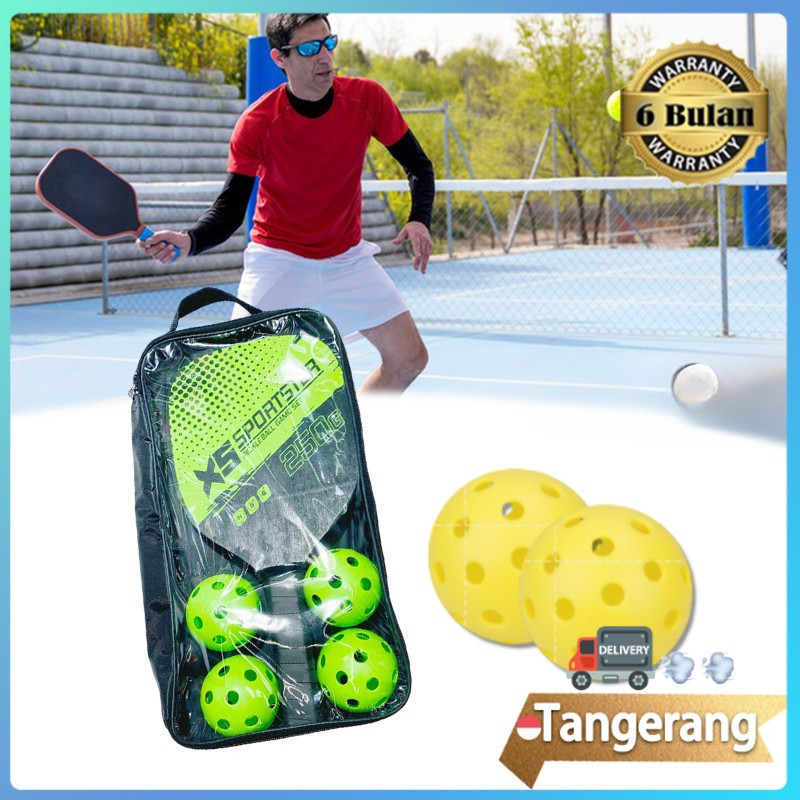 Jual 1Set Paddle Pickleball Racket One Set Include Tas Dan 4 Bola ...