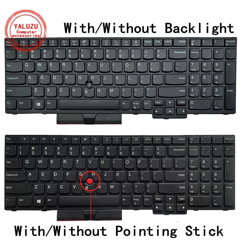 Jual US English NEW Laptop Keyboard For Lenovo Thinkpad T15/T15 Gen 1 ...