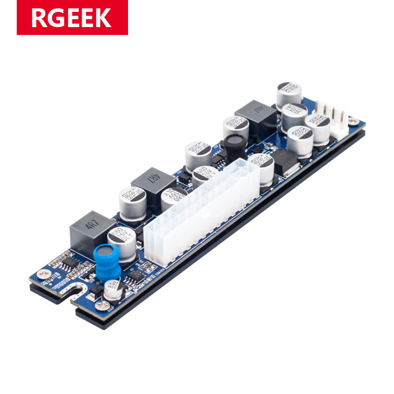 Jual RGEEK DC DC ATX Peak PSU 19V 200W Pico ATX Switch Mining PSU 24pin ...