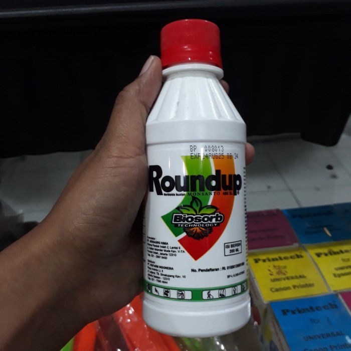 Jual roundup 200 ml, pembasmi rumput, herbisida, racun rumput | Shopee ...
