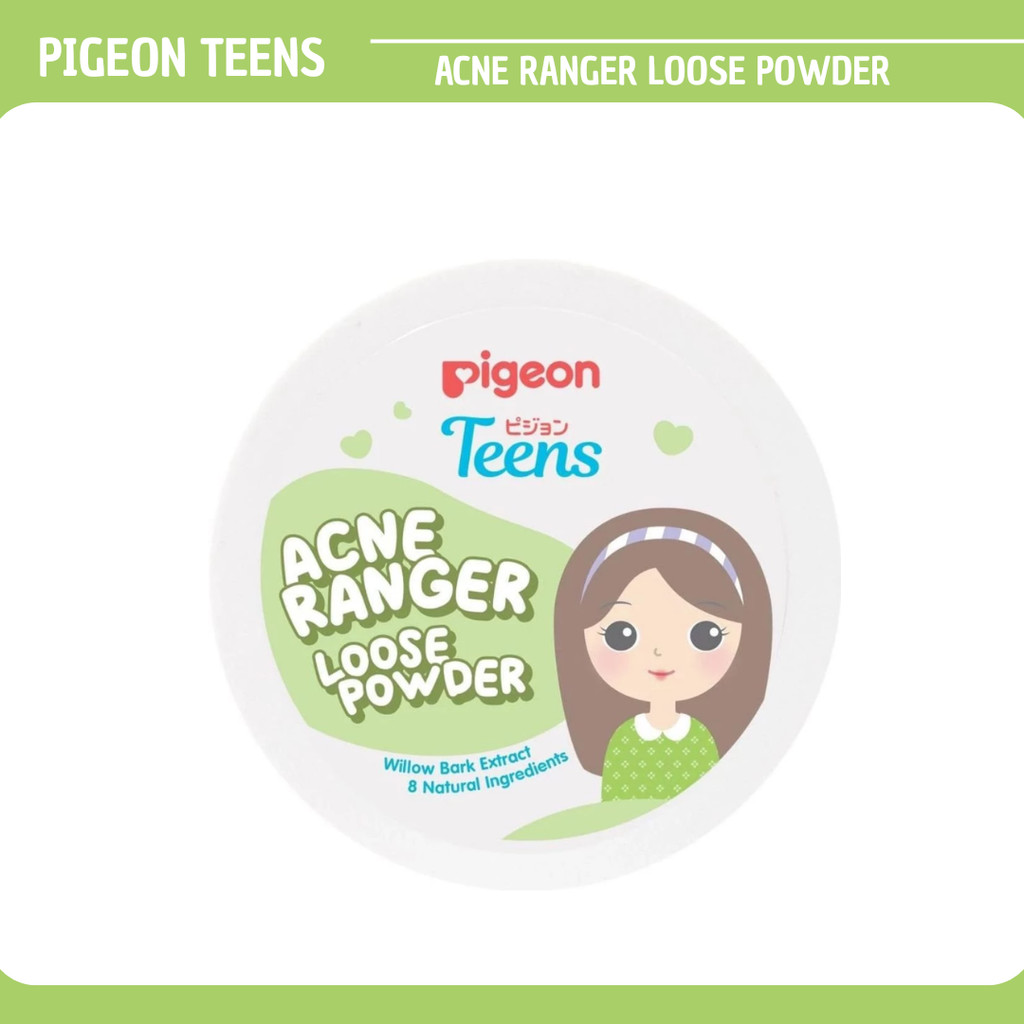 Jual Pigeon Teens Acne Ranger Loose Powder 12g/Bedak Tabur | Shopee ...
