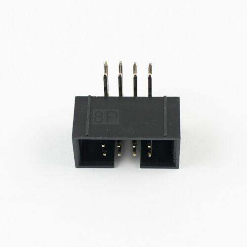 Jual (BACA DESKRIPSI!!) Socket L tekuk IDC 2x4 pin Box header connector ...