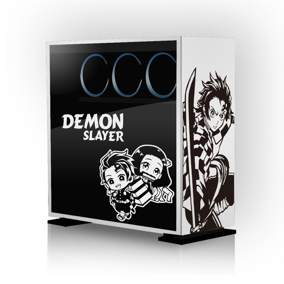 Jual Anime Demon Slayer PC Case Stickers Anime Decal for ATX Computer ...