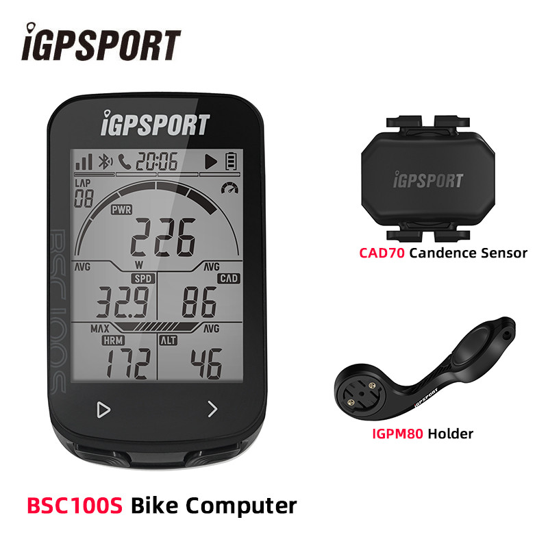 Jual IGPSPORT BSC100S Computer IGS Bicycle Computer BLE ANT 2.6 Inch ...