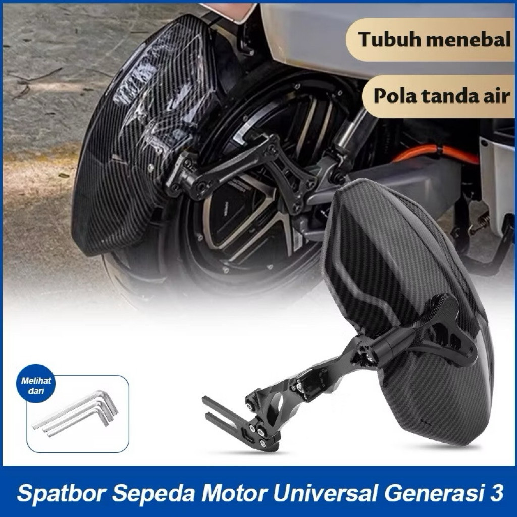 Jual Mudguard universal mud guard CARBON KARBON FULL CNC IMPORT ...