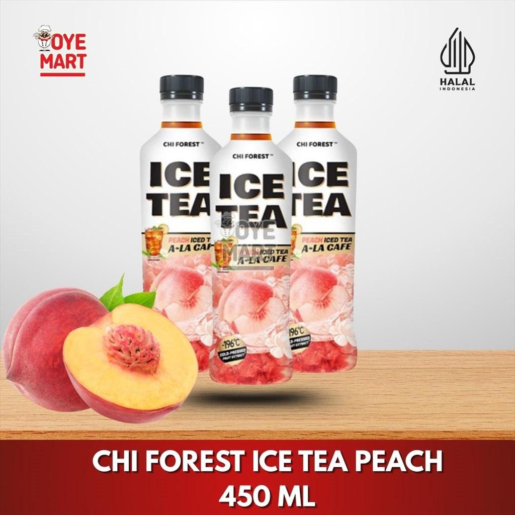 Jual CHI FOREST ICE TEA PEACH 450ML | Shopee Indonesia