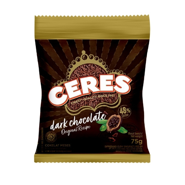 Jual CERES DARK CHOCOLATE 75 GR | Shopee Indonesia