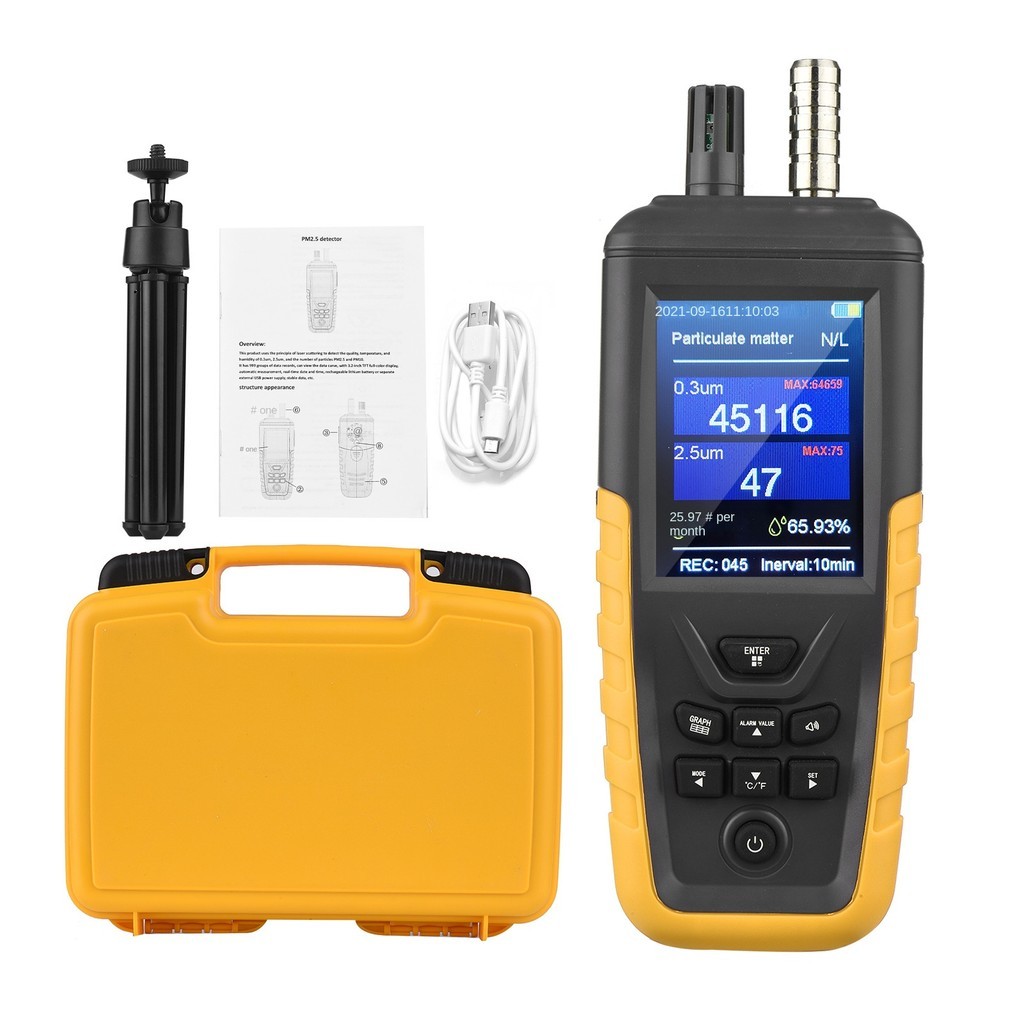 Jual TC-8200 Dust Particle Counter PM2.5 PM10 Detector Dust ...