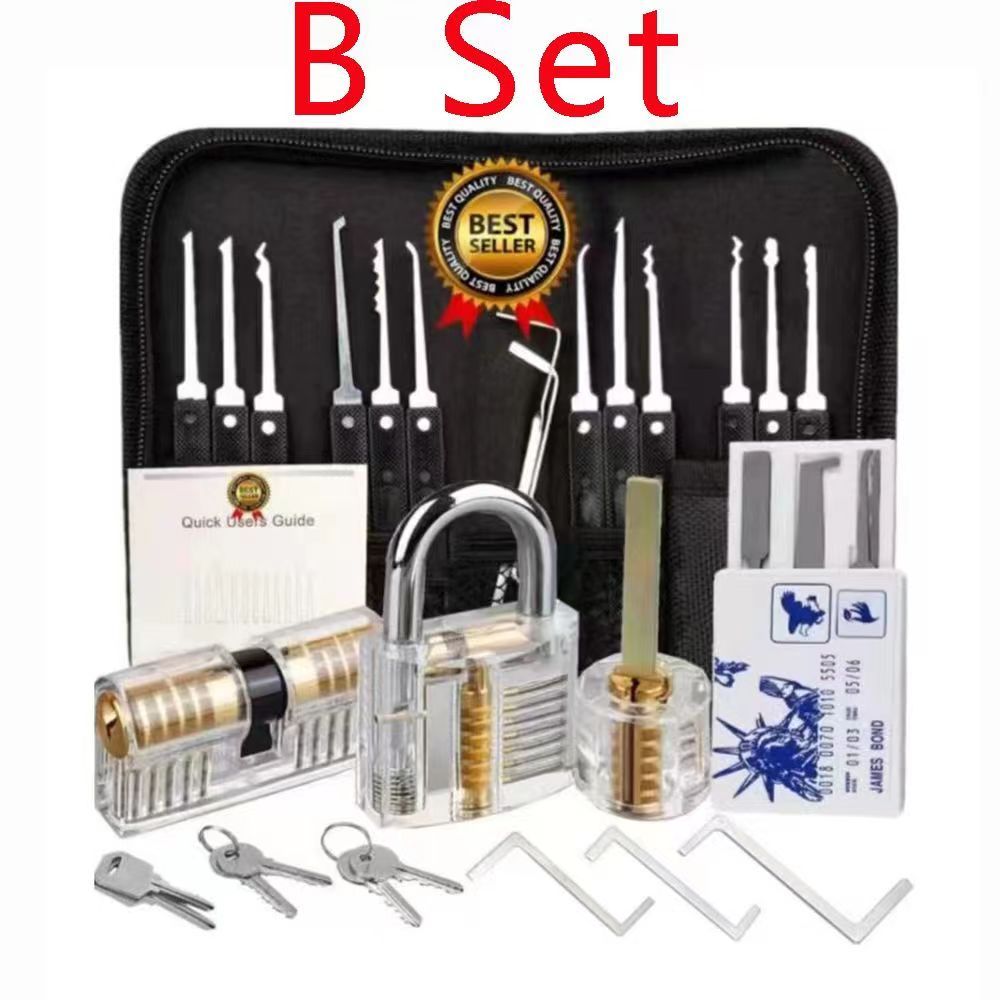 Jual Lock Pick Set Broken Key Remove Auto Locksmith Tools Key Extractor ...