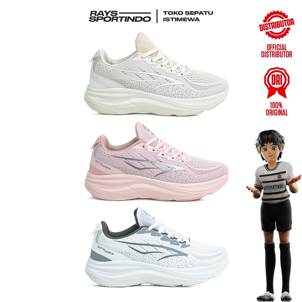 Jual SEPATU RUNNING WANITA KRONIKEL ACTIVE PURE FLOW | Shopee Indonesia