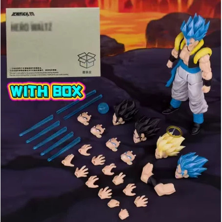 Jual IN STOCK Demoniacal Fit Dragon Ball Z Gogeta Figure SHF Hero Waltz ...