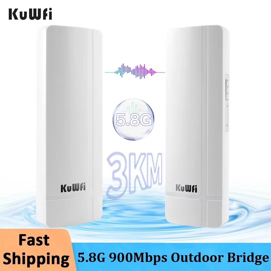 Jual KuWFi 900Mbps Outdoor CPE Wireless Bridge 5GHz Wifi Bridge Long ...