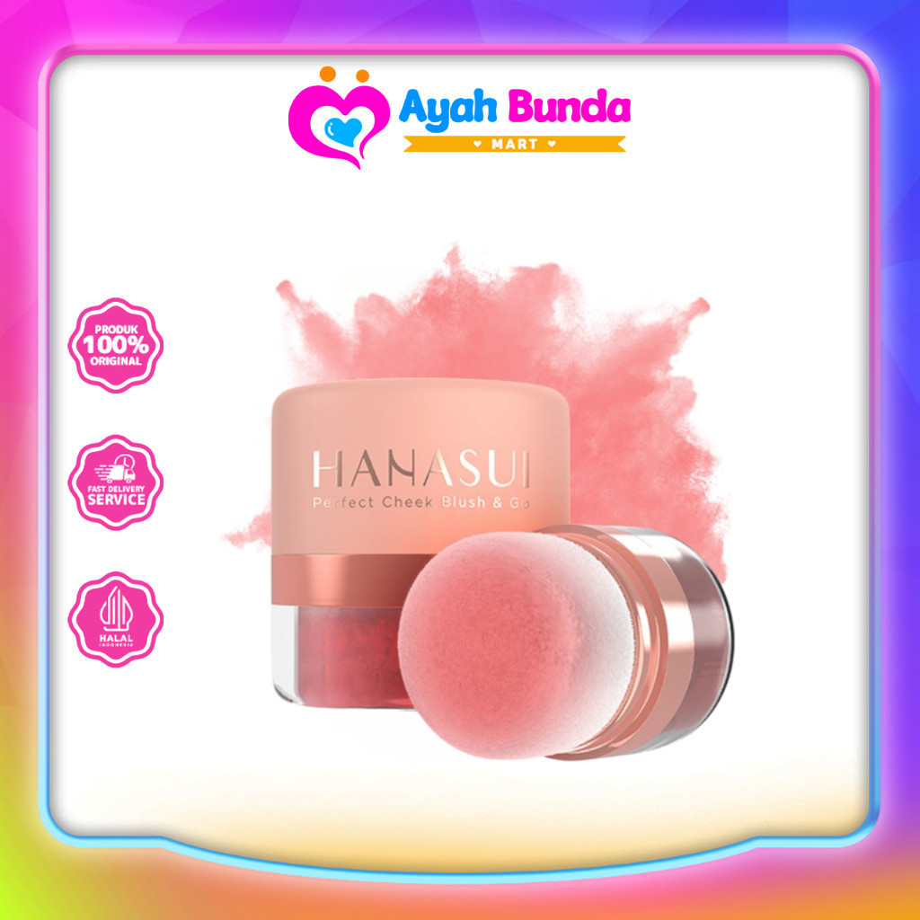 Jual Hanasui Perfect Cheek Blush & Go Powder - Blush On Powder Natural ...