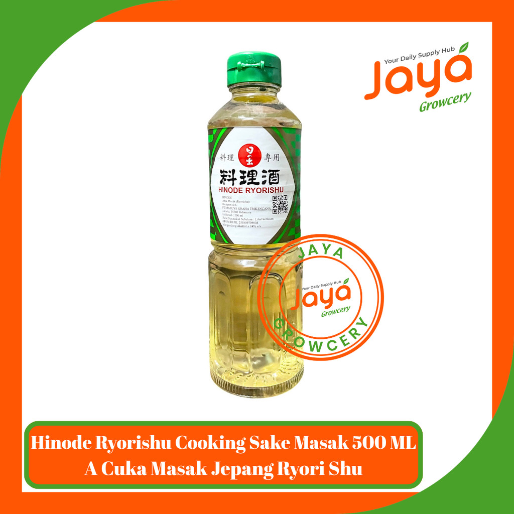 Jual Hinode Ryorishu Cooking Sake Masak 500ml - Arak Cuka Masak Jepang ...