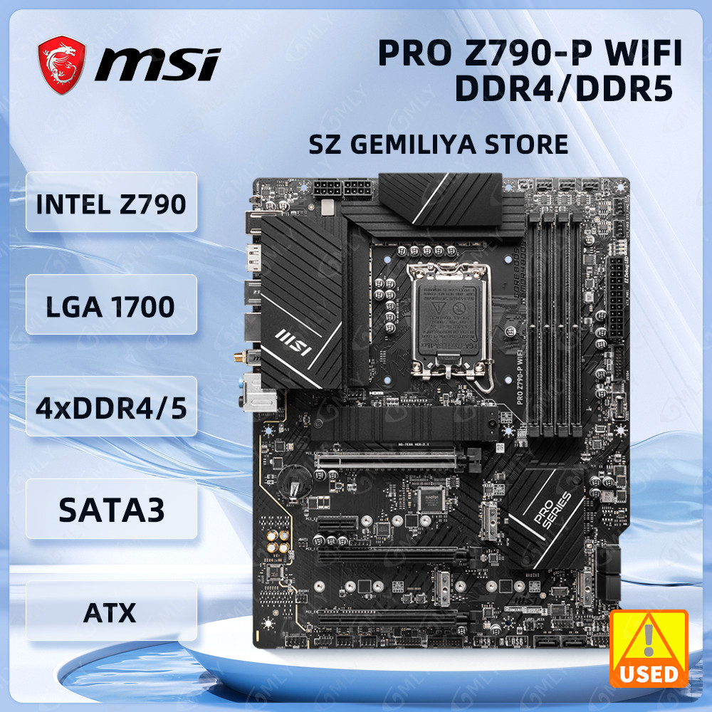 Jual MSI Z790 Motherboard PRO Z790-P WIFI DDR4/DDR5 Motherboard LGA 1700 128GB 256GB M.2 support ...