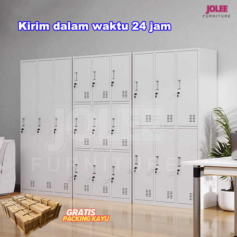 Jual Lemari Loker Besi Bahan Baja Berkualitas Multi Pintu Anti Karat ...
