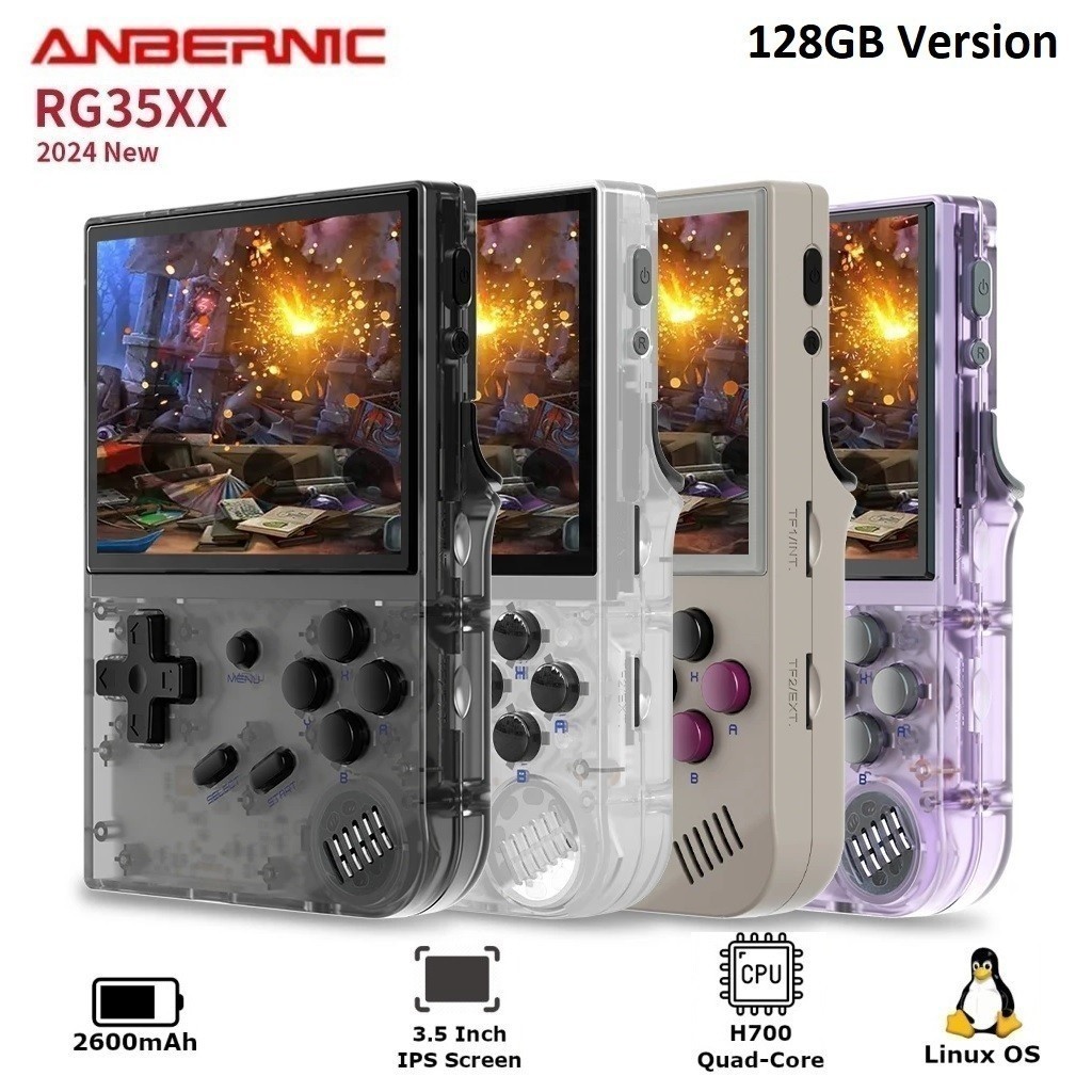 Jual ANBERNIC RG35XX 2024 128GB Version - Emulator Retro Game Console 3 ...