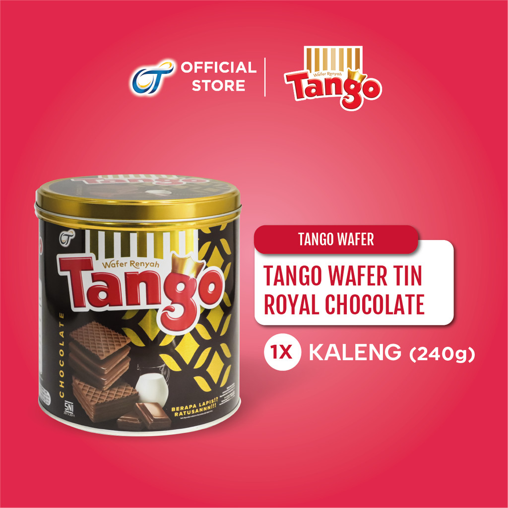Jual [BEST SELLER] Tango Wafer Royal Chocolate Kaleng 240 Gram | Shopee ...