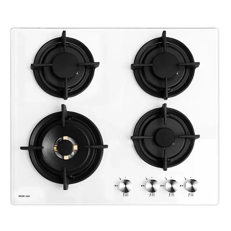 Jual Gas Cooker with Oven 4 Burner Built-in Stir Frying Gas Stove ...