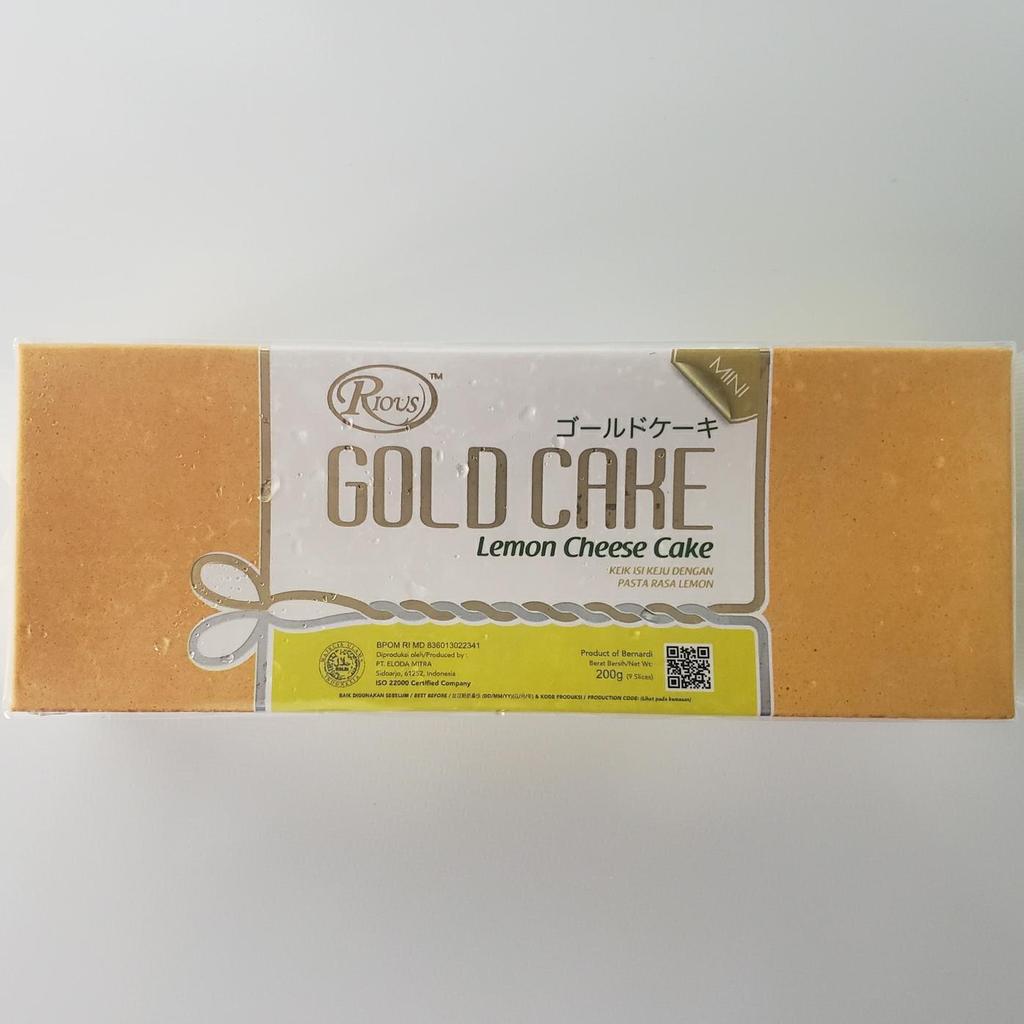 Jual Rious Gold Cake Lemon Cheese Mini | Shopee Indonesia