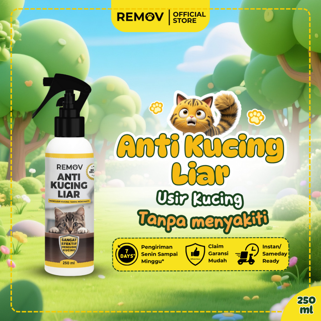 Jual Remov Bundle Beli 2 Lebih Hemat Spray Anti Kucing Liar ...