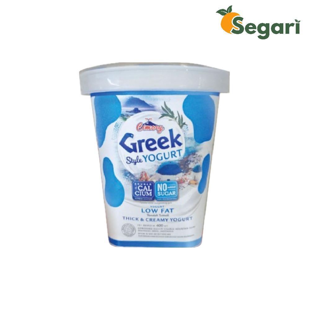 Jual Cimory Yoghurt Greek Style Low Fat Cup 400 gr | Shopee Indonesia