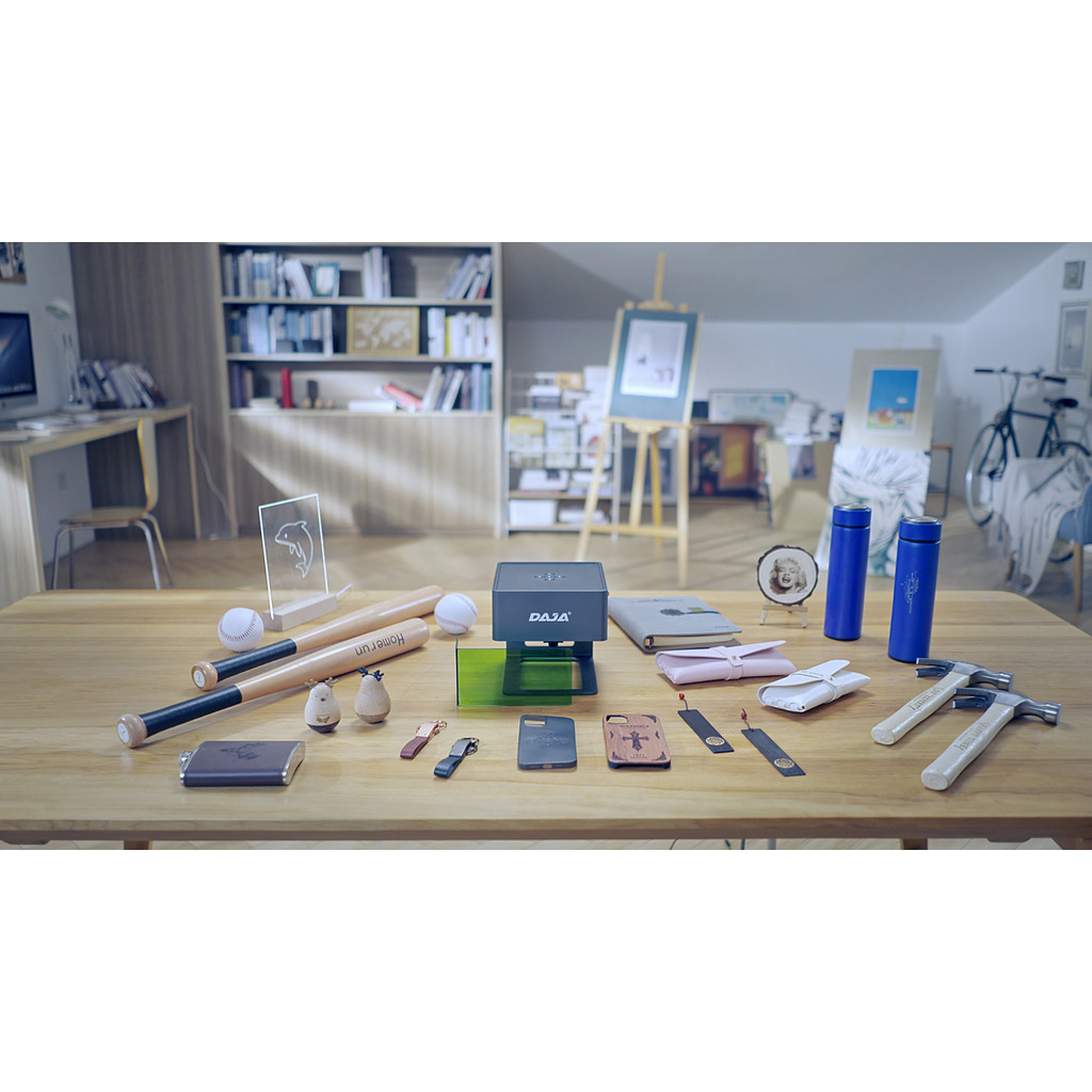 Jual DAJA DJ6 Mini Portable Laser Engraver y Bluetooth Machine Painted ...