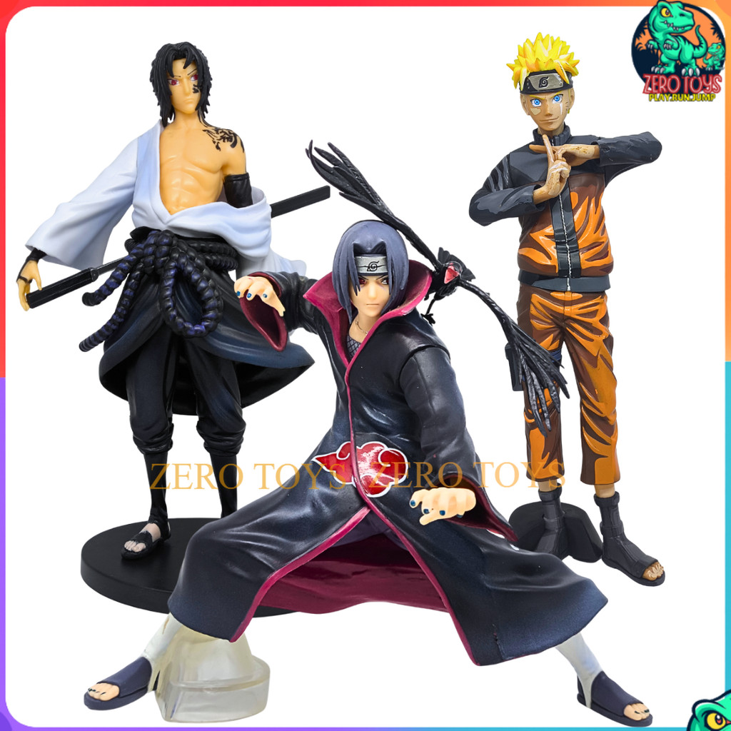 Jual Action figure Naruto Shippuden Uchiha Sasuke Itachi Akatsuki Anime ...