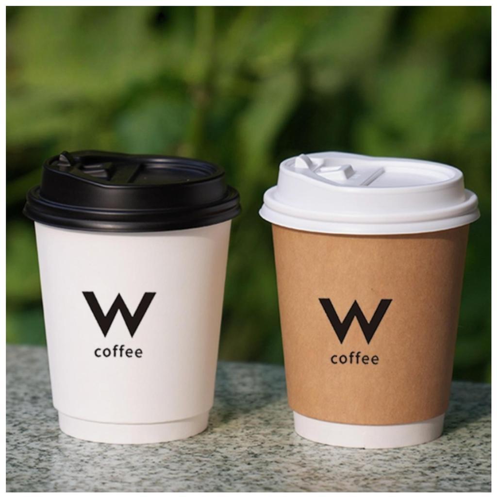 Jual Paper Cup Double Wall Kraft dan Putih 8oz 12oz 16oz 22oz W coffe ...