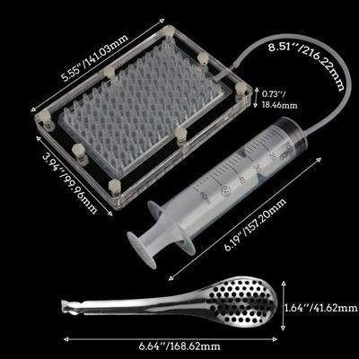 Jual Food-Grade 100-Hole Caviar Generator Molecular Food Cooking Tool ...