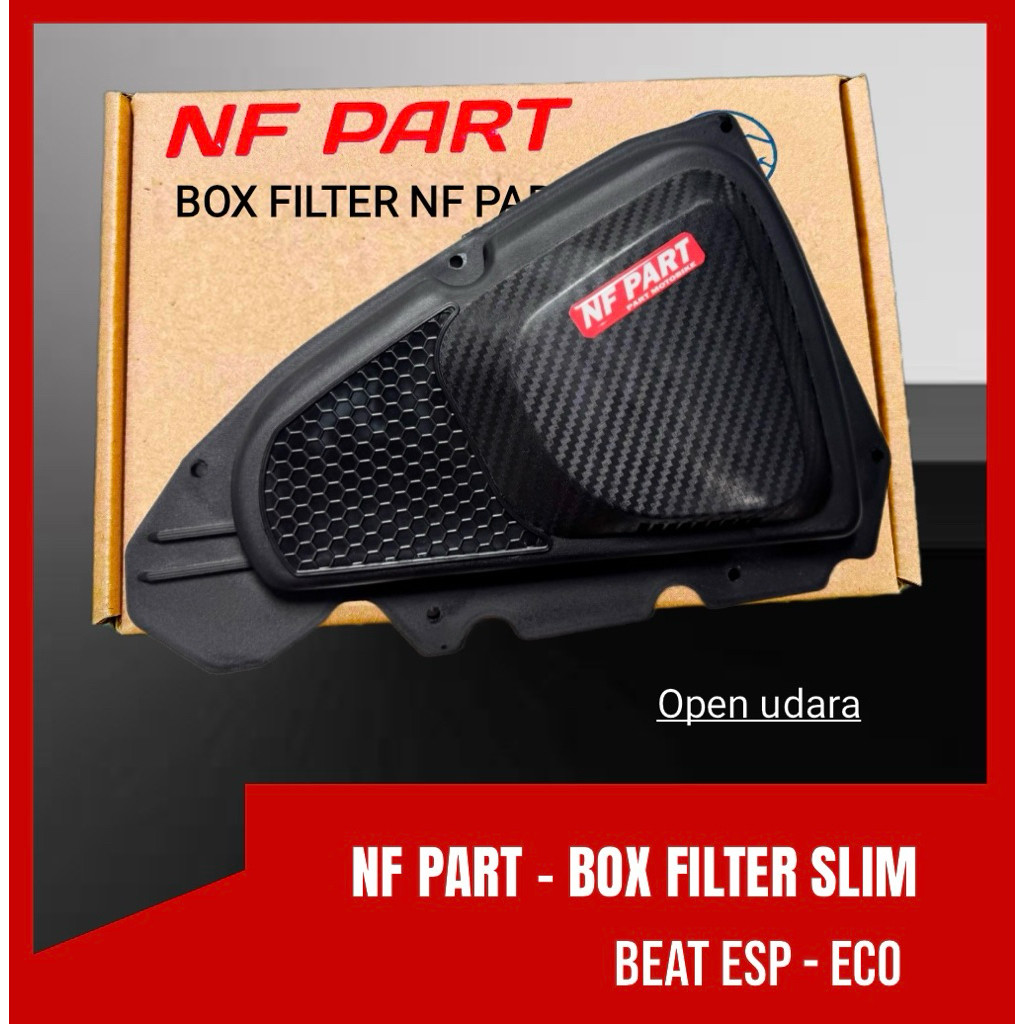Jual Tutup Open Filter Model Slim K44 Box Filter Slim Beat Scoopy 2016 ...