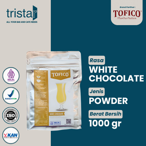 Jual Tofico Powder White Chocolate 1kg - Bubuk Minuman Rasa White ...