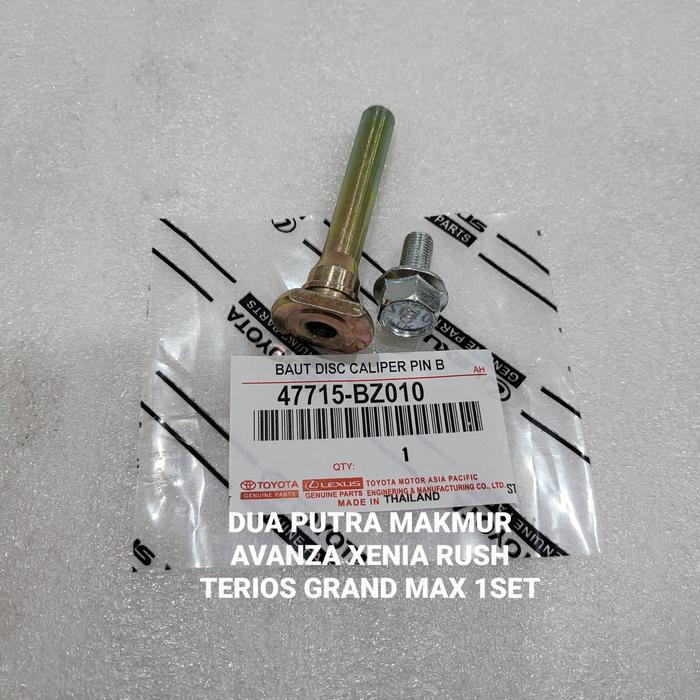 Jual BAUT DISC CALIPER PIN B SET AVANZA XENIA RUSH GRAND MAX 47715 ...