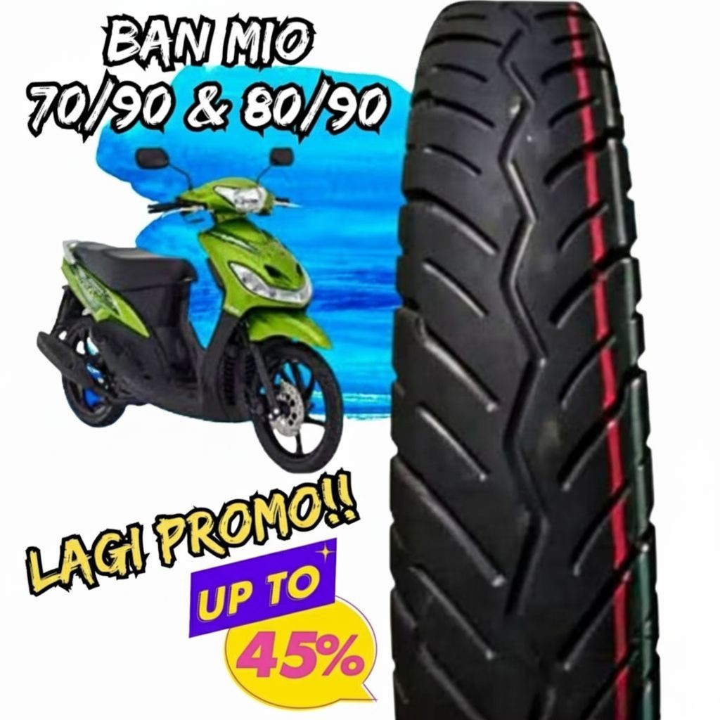 Jual ban depan/belakang Mio ukuran 70/90 & 80/90 ring 14 tebal | Shopee ...