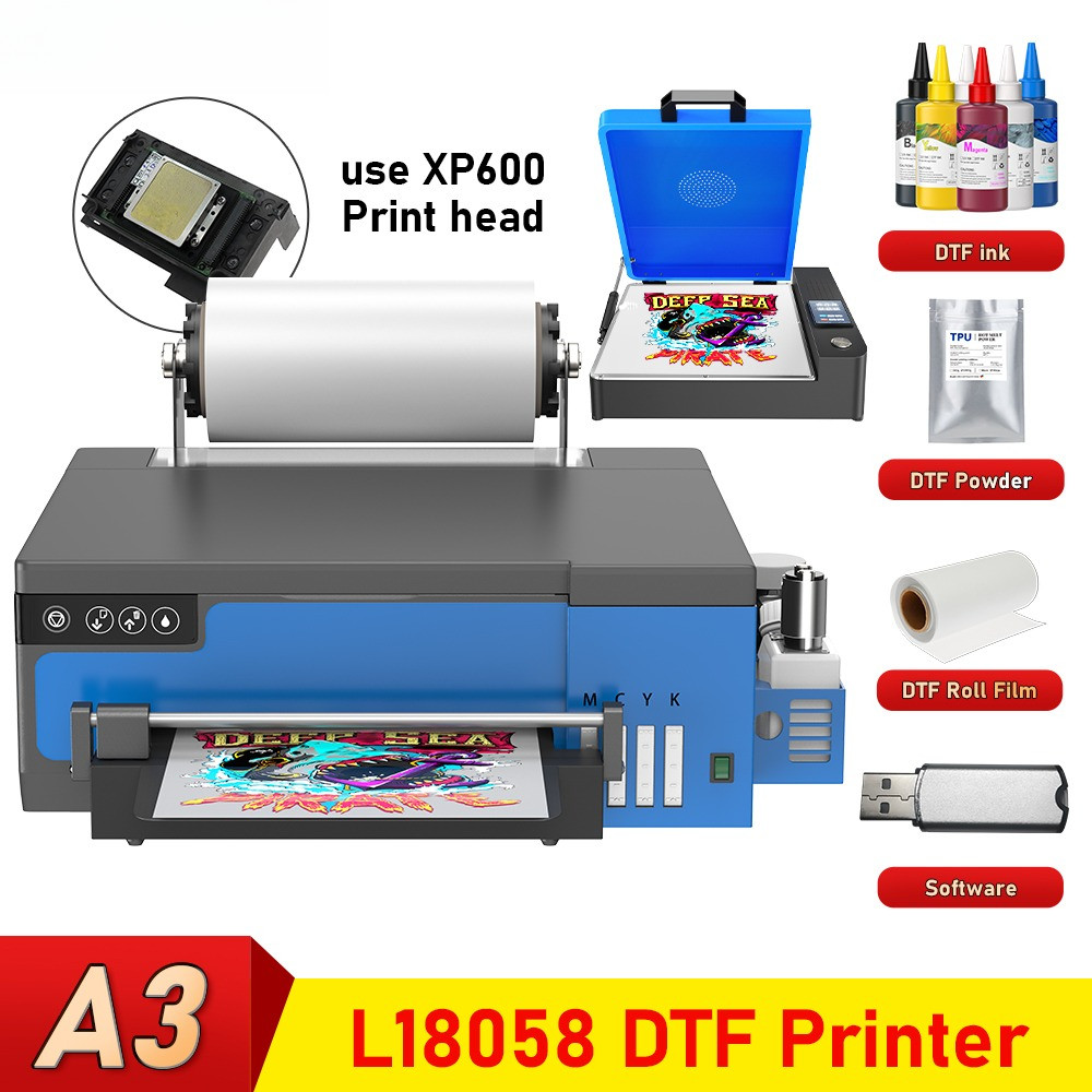 Jual A3 XP600 DTF Printer rect to Film Transfer Printing Machine ...