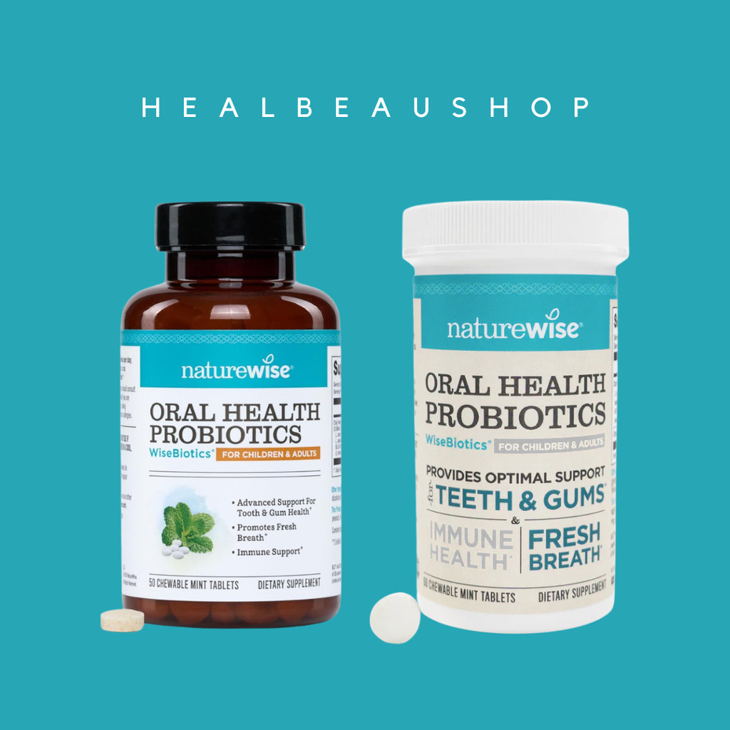 Jual NatureWise Oral Probiotic/Probiotik Gusi Gigi Bau Mulut Dewasa ...
