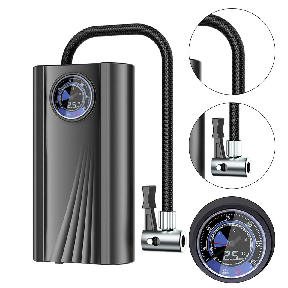 Jual 12V Electric Air Compressor High Precision Mini Tire Pump Quick ...