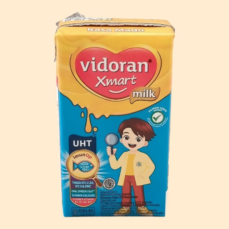 Jual Susu UHT Vidoran Plain Putih 110ml Dus 40 Full Cream Susu Anak ...