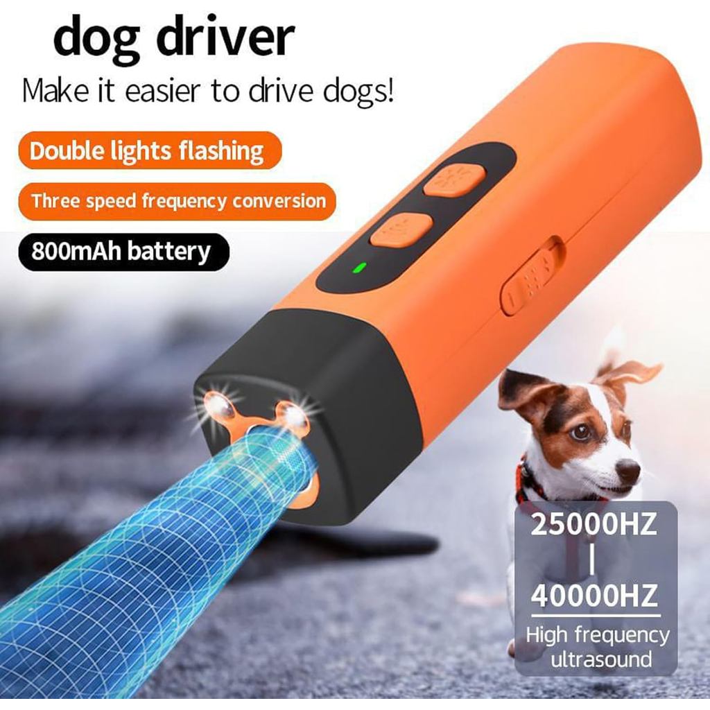 Jual Anti Bark Device for Dogs with Tor LED Flashlight Ultrasonic Dog ...