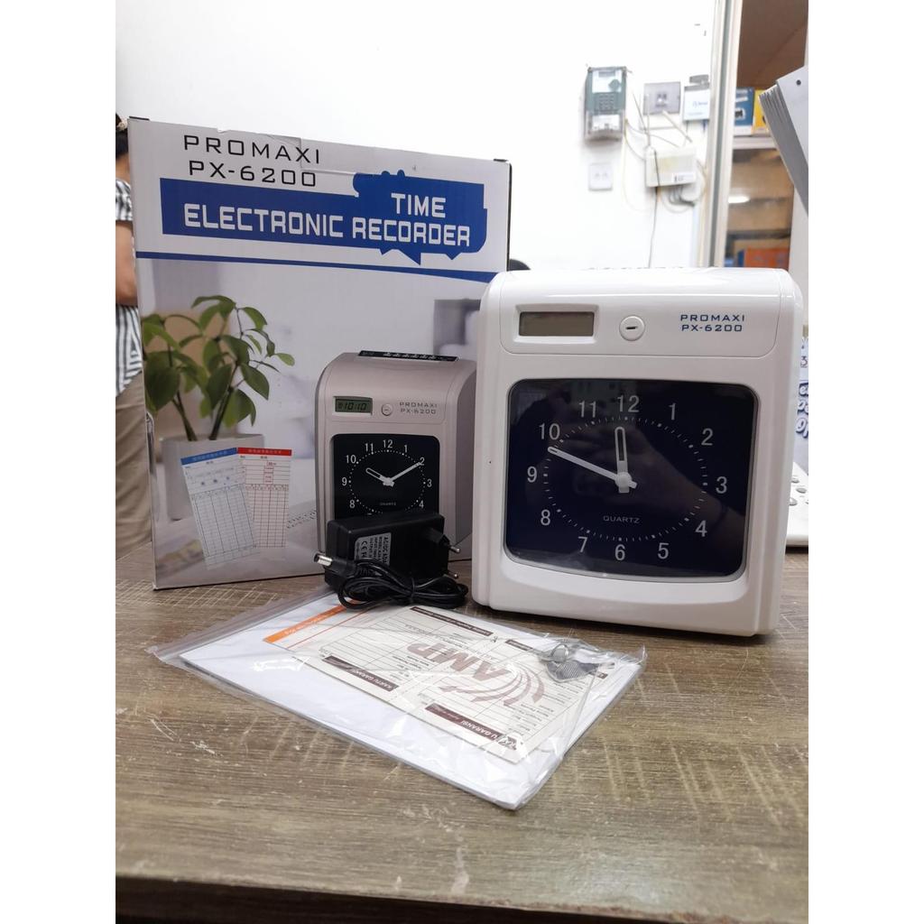 Jual Mesin Absen Ceklok - Absensi Manual - Absen Kartu Promaxi PX-6200 ...