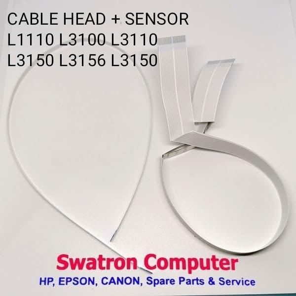Jual Aquacells | Kabel Print Head Plus Cable Sensor Epson L1110 L1210 ...