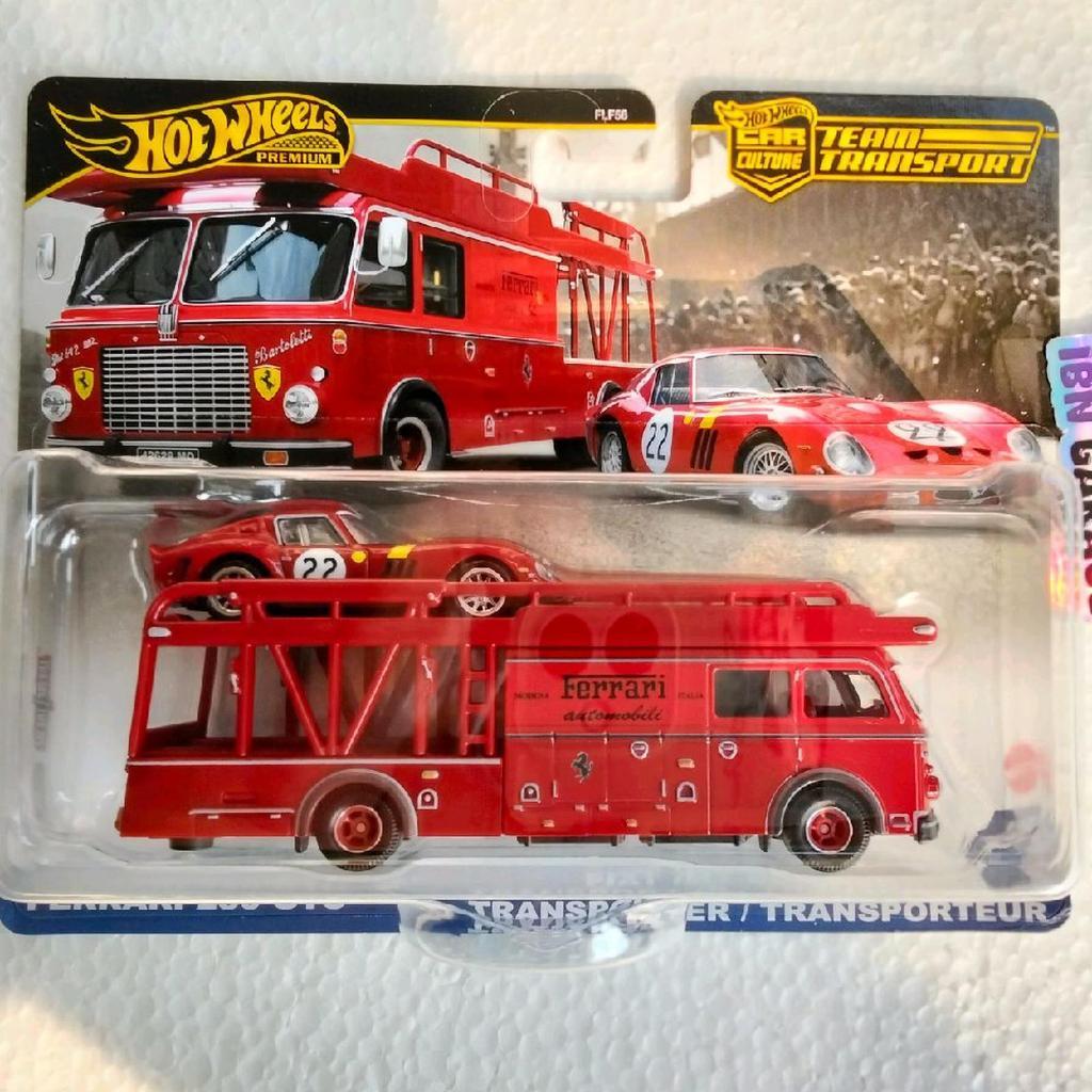 Jual Hotwheels Premium Team Transport Ferrari 250GTO | Shopee Indonesia