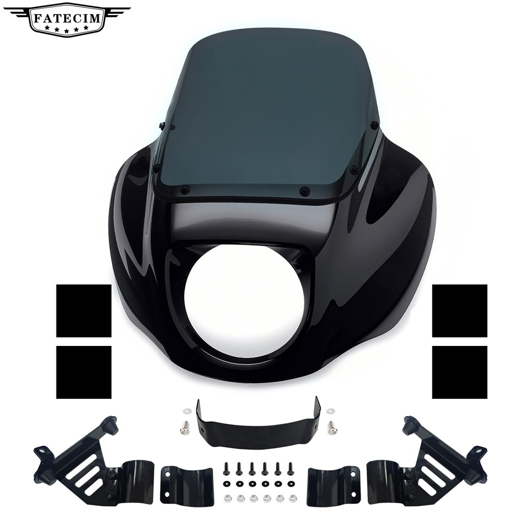 Jual Front Quarter Fairing 13" Windshield Mounting Bracket For Harley ...
